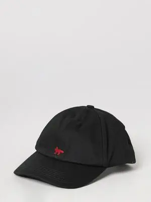 Maison Kitsuné Cotton Twill Baseball Cap With Embroidered Logo