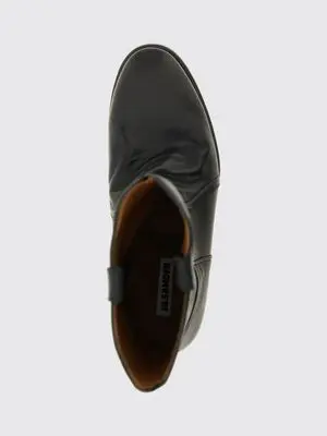JIL SANDER Tapered Toe Smooth Calfskin Leather Western Boots