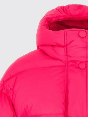 IENKI IENKI Bear Michlin Nylon Puffer Jacket With Ears Hood And Belt