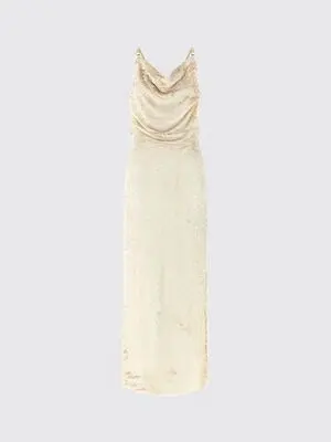 Coperni Draped Sequined Crêpe Long Evening Gown