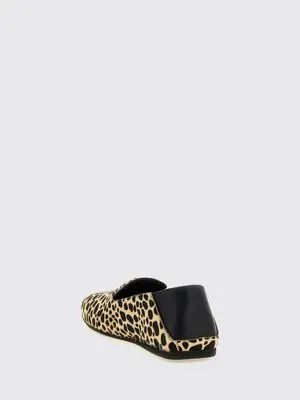 GIUSEPPE ZANOTTI Animal Print Pony-hair Effect Loafers With Rhinestones