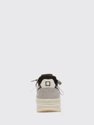 D.a.t.e. Musa Suede And Mesh Low-top Trainers With An Embossed Logo
