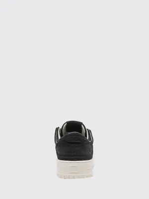 D.a.t.e. Suede Low-top Trainers With A Perforated Toe And Printed Logo - Grey