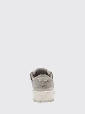 D.a.t.e. Torneo Suede Low-top Trainers With Shearling Inserts And Logo