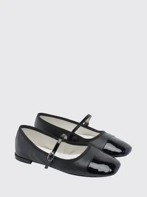 Repetto Georgiana Calf Leather Mary Jane Flats With Patent Toe