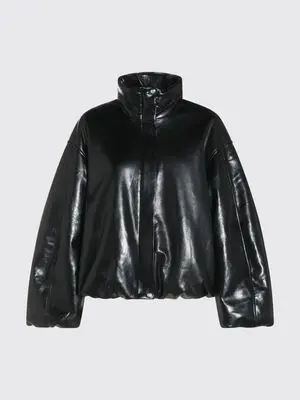 ANINE BING Cyrus Regenerated Leather Bomber Jacket With A Relaxed Fit