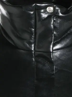 ANINE BING Cyrus Regenerated Leather Bomber Jacket With A Relaxed Fit