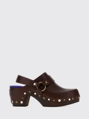 Chloé Talis Leather Slingbacks With Studs And A Medium Heel