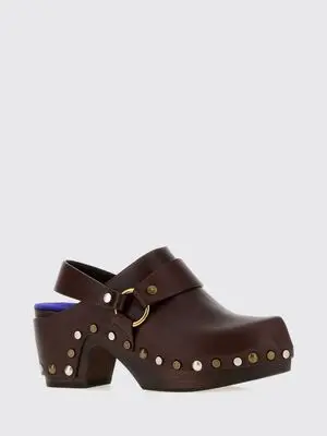 Chloé Talis Leather Slingbacks With Studs And A Medium Heel