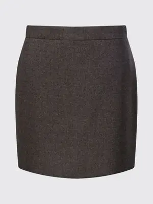 Max Mara High-waisted Virgin Wool Pencil Mini Skirt With Slim Fit