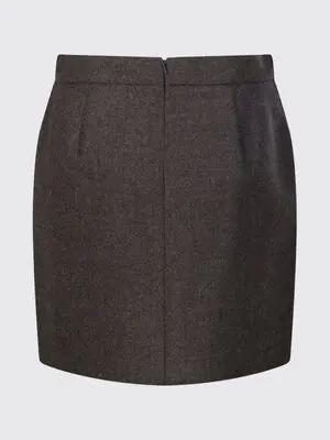 Max Mara High-waisted Virgin Wool Pencil Mini Skirt With Slim Fit