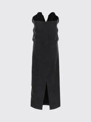 Magda Butrym Draped Silk Long Evening Gown With Sweetheart Neckline