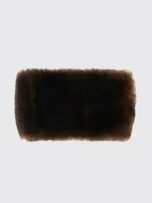 Valentino Garavani Lamb Fur Collar With A Straight Hem