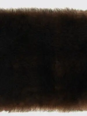 Valentino Garavani Lamb Fur Collar With A Straight Hem