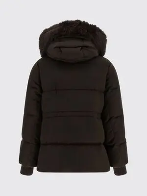 MOORER Attica Short Quilted Down Jacket With Hood And Fur Collar