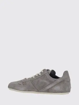 Rick Owens Low-top Suede Sneakers With Leather Interior