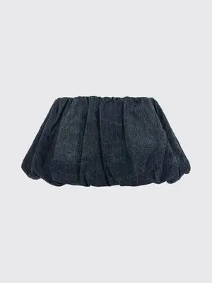DIESEL® De-muj A-line Cotton Mini Skirt With Mid-rise Waist