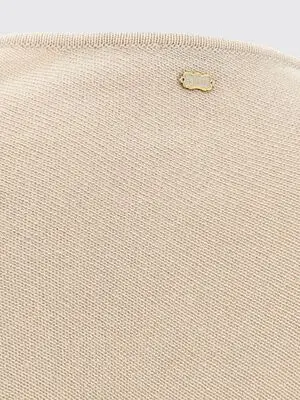 Agnona Long-sleeved Crewneck Jumper In Pure Cashmere With Ribbed Trims
