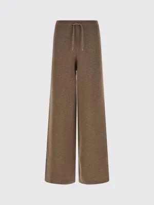 Agnona Wide-leg Knit Jogging Trousers In Cashmere, Wool And Silk