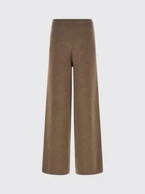 Agnona Wide-leg Knit Jogging Trousers In Cashmere, Wool And Silk