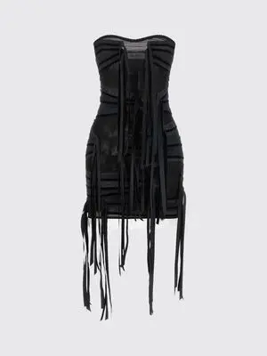 Attico Off-the-shoulder Corset Mini Dress With Sweetheart Neckline
