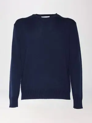 BALLANTYNE Crew-neck Merino Wool Jumper With Ribbed Trims