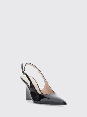STUART WEITZMAN Vinnie Patent Leather Slingback Pumps With High Heel