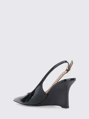 STUART WEITZMAN Vinnie Patent Leather Slingback Pumps With High Heel
