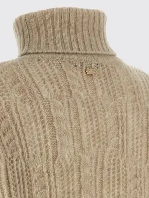 Agnona Long-sleeved Turtleneck Jumper In Cashmere And Silk Blend