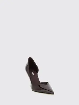 LE SILLA Vivienne Patent Calfskin Leather Heeled Pumps - Red