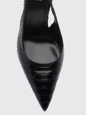 Paris Texas Lidia Python-print Leather High-heel Slingback Pumps