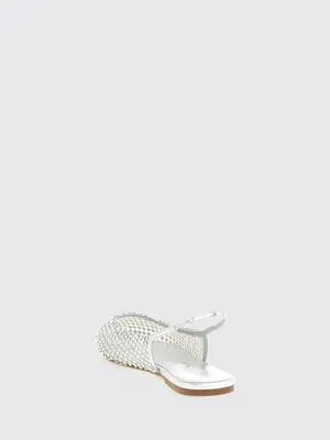 LE SILLA Gilda Crystal-embellished Nylon Mesh Slingback Ballet Flats