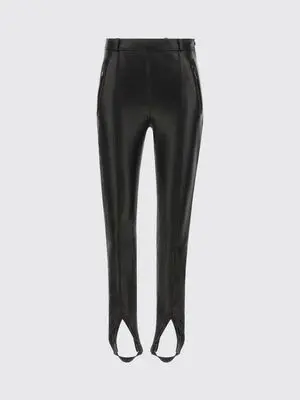 Balmain Mid-rise Smooth Lambskin Leather Skinny Trousers