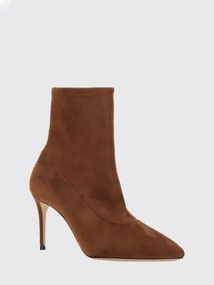 Casadei Flat Ankle Boot - Brown