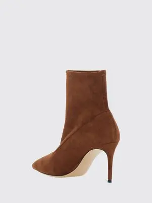 Casadei Flat Ankle Boot - Brown
