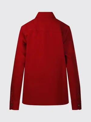 AMI Paris Embroide Logo Button-down Cotton Shirt