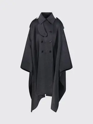 RÓHE Double-breasted Wool And Cashmere Coat With Asymmetric Hem - Grey