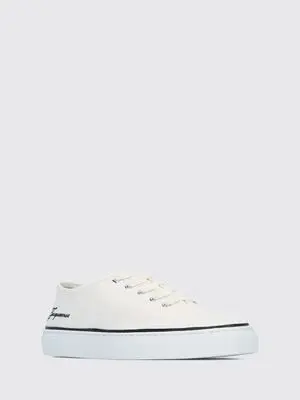 Jacquemus Féfé Cotton Canvas Trainers With Contrasting Embroidered Logo