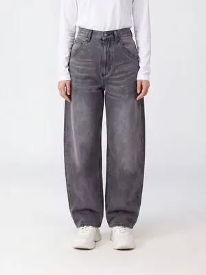 DARKPARK Khris High-waisted Baggy Five-pocket Jeans In Denim