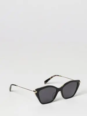 Michael Kors Tortoiseshell Acetate Butterfly Sunglasses With Lettering Logo