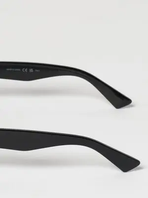 Bottega Veneta Double Bridge Aviator Sunglasses In Recycled Acetate - Black