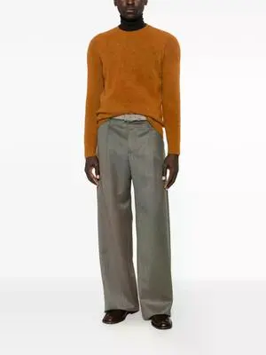 FILIPPO DE LAURENTIIS Raglan-sleeve Ribbed-trim Sweater - Orange