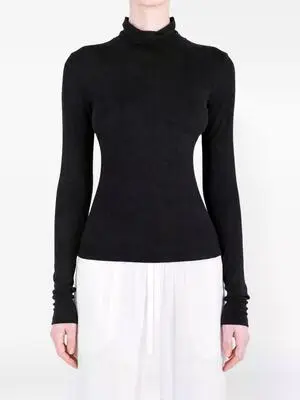 AMOMENTO Roll-neck Long-sleeve T-shirt