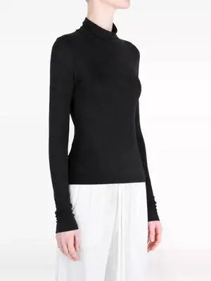AMOMENTO Roll-neck Long-sleeve T-shirt