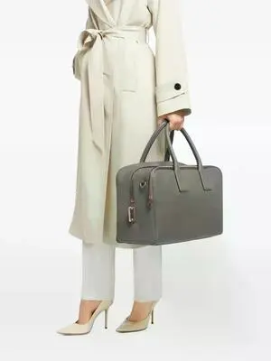 AVITEUR Medium Cristallo Leather Weekender Bag