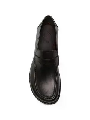 MORGILLO Penny Leather Loafers