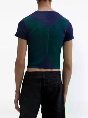 Eckhaus Latta Lapped Baby T-shirt - Green