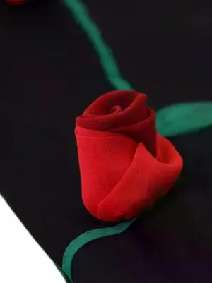 Dolce & Gabbana Rose-appliqué Maxi Dress