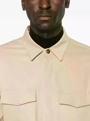 Canali Button-up Flap-pocket Jacket - Neutrals
