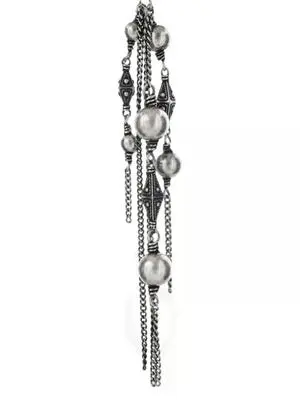 ANN DEMEULEMEESTER Biny Beaded Charm Ring - Silver